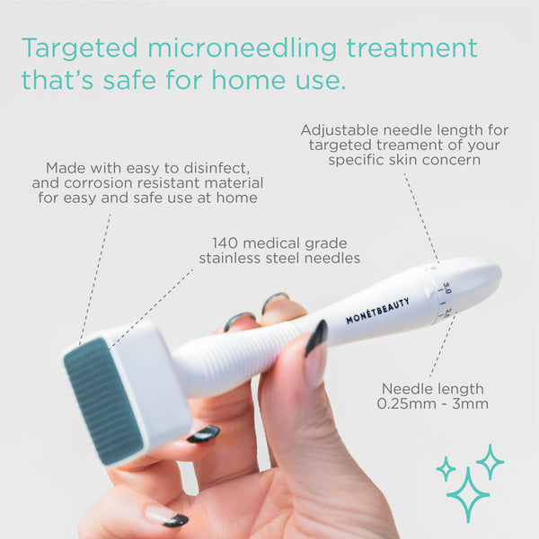 MonétBeauty Professional Adjustable Microneedle Derma Stamp